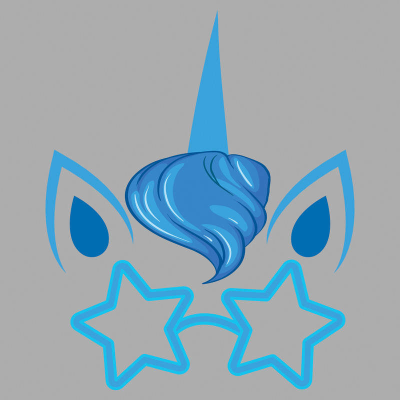 قیمت و خرید استیکر پارچه و لباس مدل dtf طرح یونیکورن کد H15.73 مجموعه 4 عددی