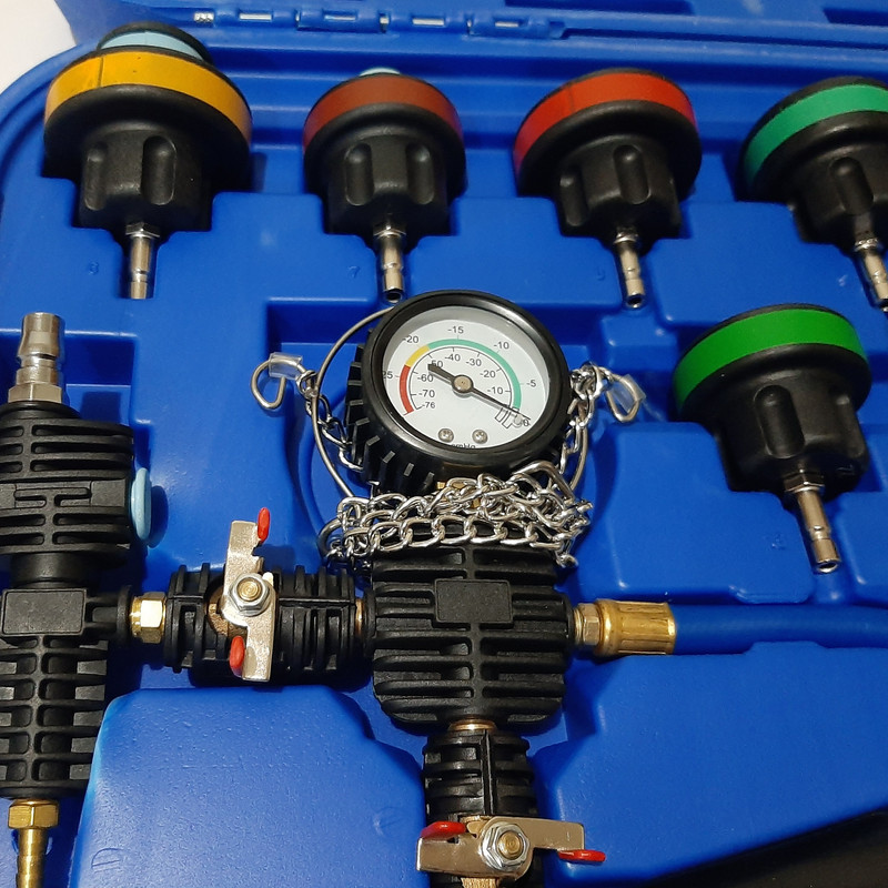 قیمت و خرید کیت تست رادیاتور مدل TK28 مجموعه 28 عددی