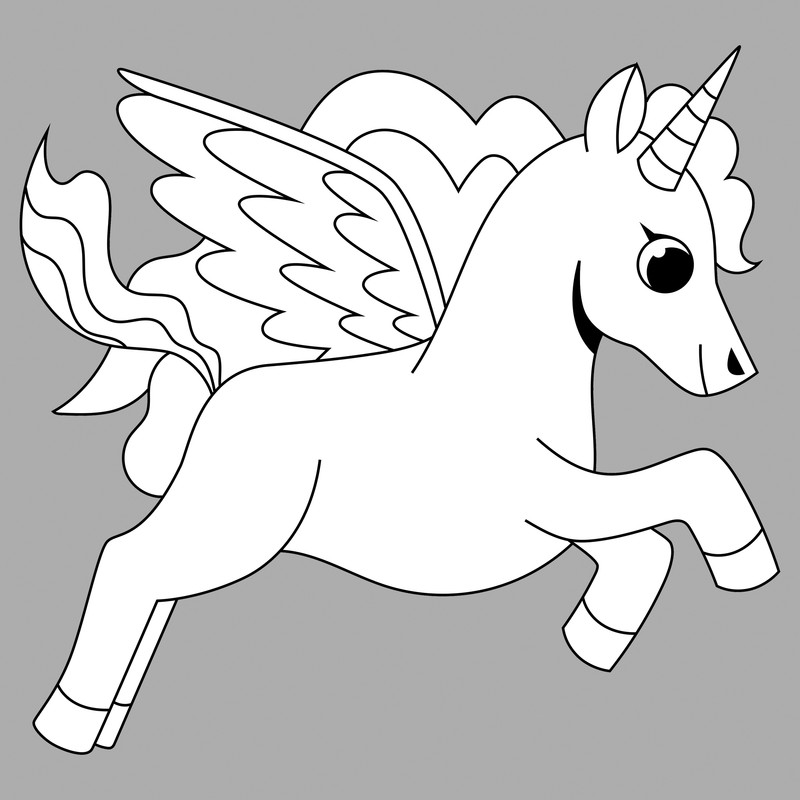 قیمت و خرید استیکر پارچه و لباس مدل dtf طرح یونیکورن کد H20.1060 مجموعه 3 عددی