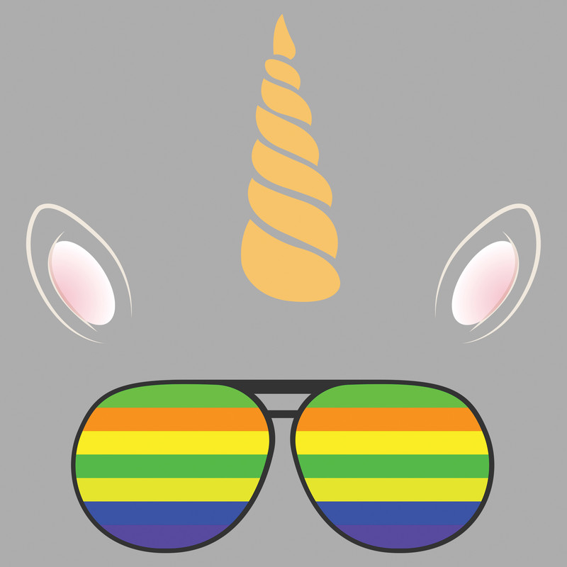 قیمت و خرید استیکر پارچه و لباس مدل dtf طرح یونیکورن کد H15.100 مجموعه 12 عددی