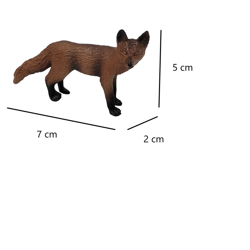 قیمت و خرید فیگور طرح حیوانات وحشی مدل روباه کد 2433