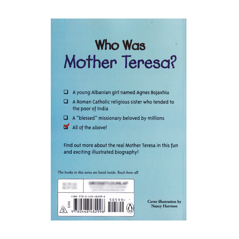 قیمت و خرید کتاب Who Was Mother Teresa اثر Jim Gigliotti انتشارات ...