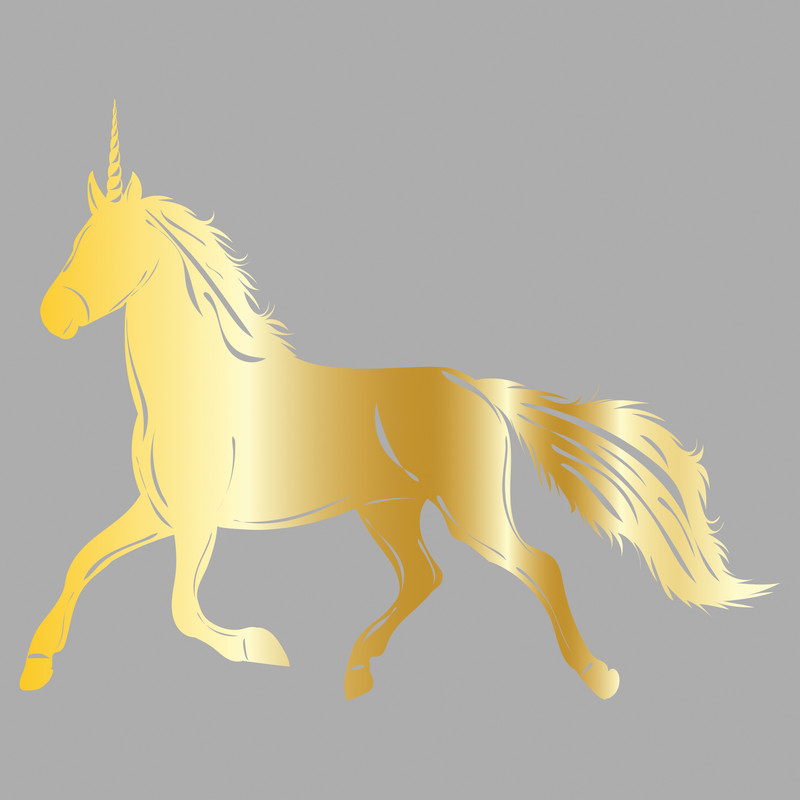 قیمت و خرید استیکر پارچه و لباس مدل dtf طرح یونیکورن کد H20.1134 مجموعه 3 عددی