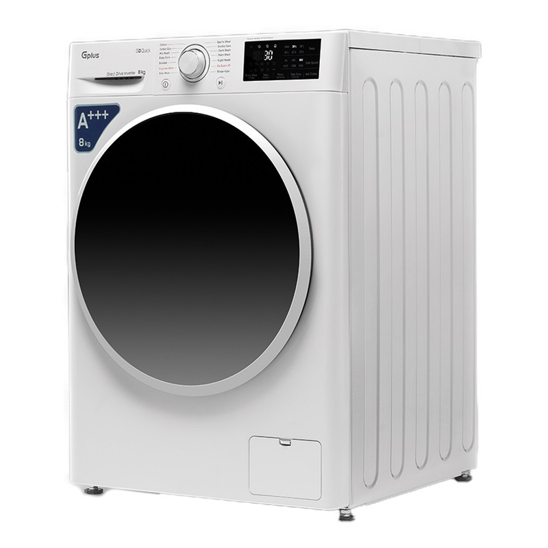 قیمت و خرید ماشین لباسشویی اتوماتیک جی پلاس مدل GWM-M870W ظرفیت 8 کیلوگرم
