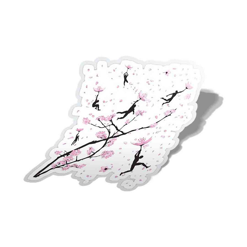 قیمت و خرید استیکر لپ تاپ طرح blossom flight کد ST219