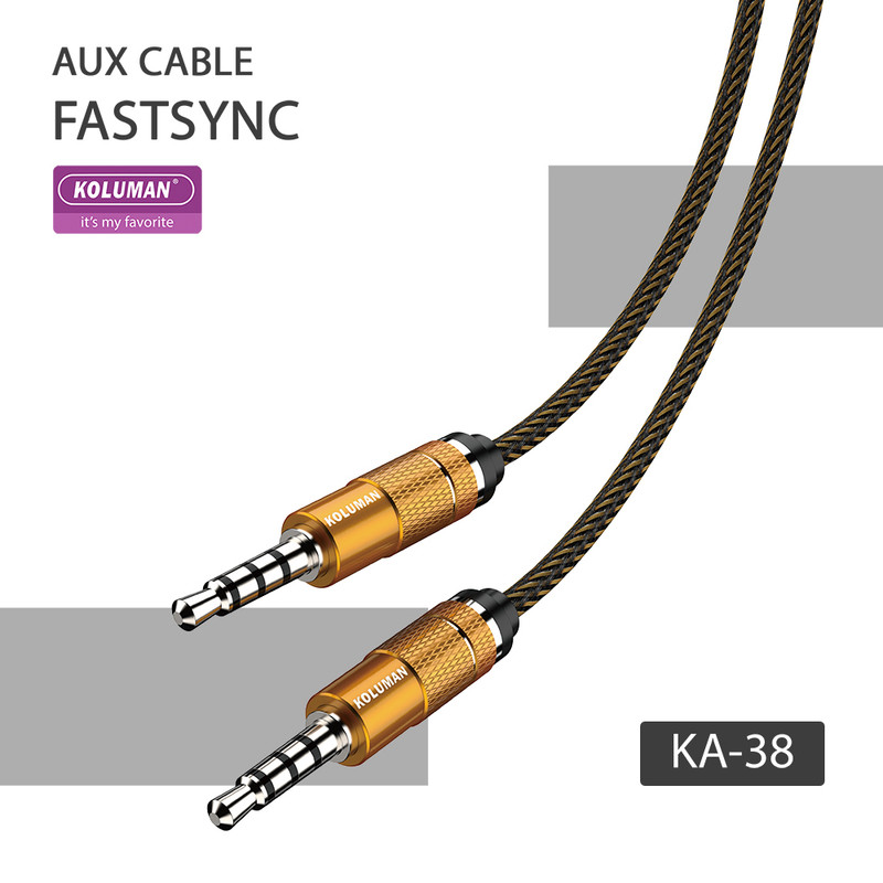 قیمت و خرید کابل AUX کلومن مدل KA - 38 طول یک متر