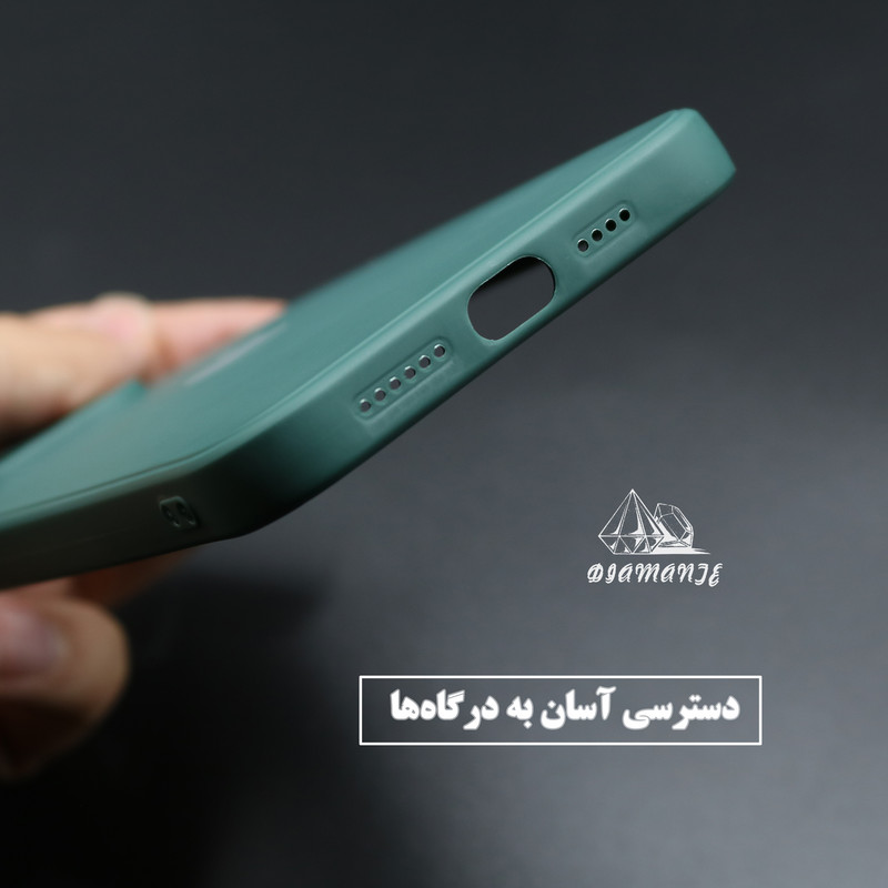 قیمت و خرید کاور دیامانته مدل silick Navy مناسب برای گوشی موبایل اپل ...