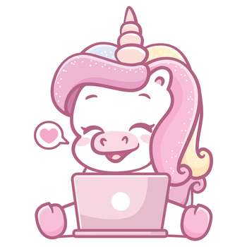 قیمت و خرید استیکر پارچه و لباس مدل dtf طرح یونیکورن کد H20.988 مجموعه 3 عددی