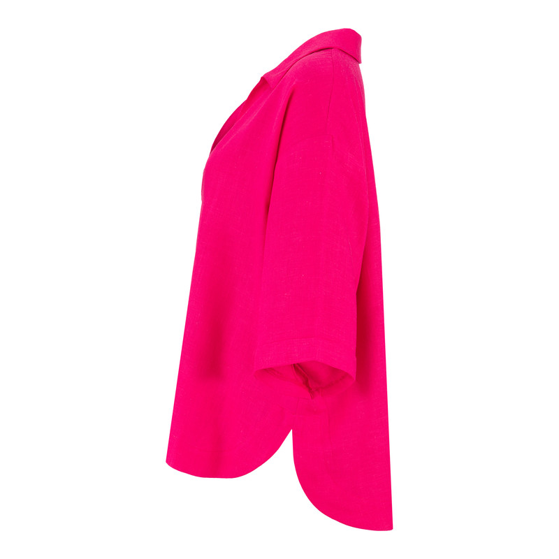 قیمت و خرید بلوز آستین سه ربع زنانه سرژه مدل 204568 رنگ سرخابی