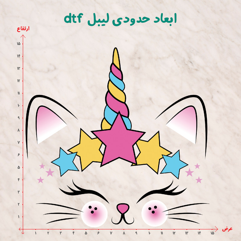 مشخصات، قیمت و خرید استیکر پارچه و لباس مدل dtf طرح یونیکورن کد H15.16 مجموعه 4 عددی | دیجی‌کالا