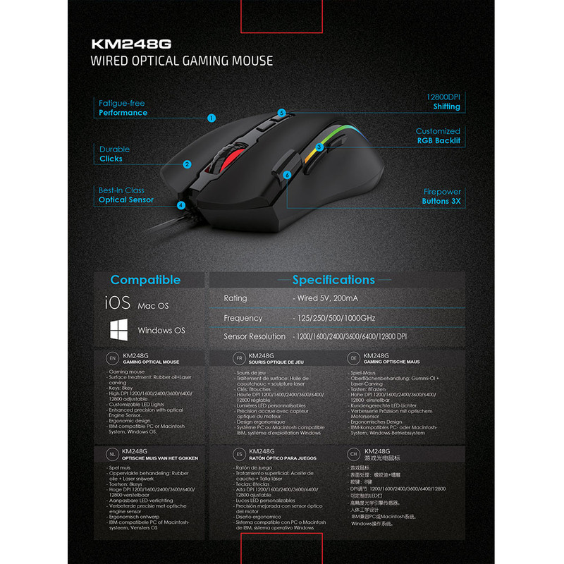 قیمت و خرید ماوس کینگ استار مدل KM248G