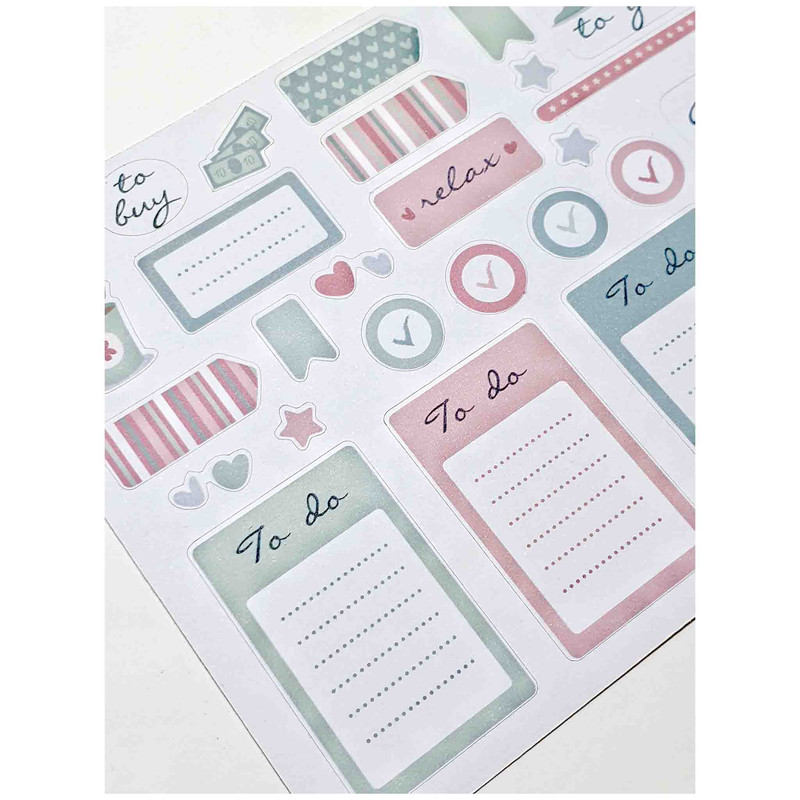 قیمت و خرید برچسب کاترینکا طرح برش خورده بولت ژورنال و اسکرپ بوک مدل A5 ...