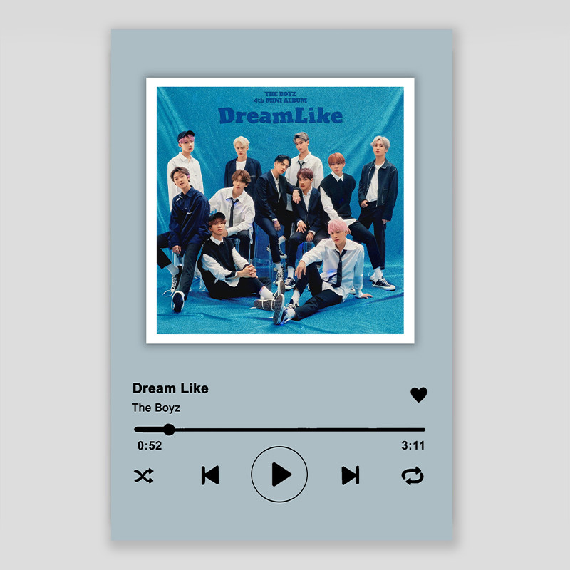 قیمت و خرید تابلو شاسی بکلیت مدل SH-306 طرح گروه د بویز the boyz