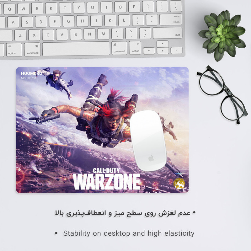 قیمت و خرید ماوس پد هومرو طرح بازی Call of Duty Warzone مدل A1629