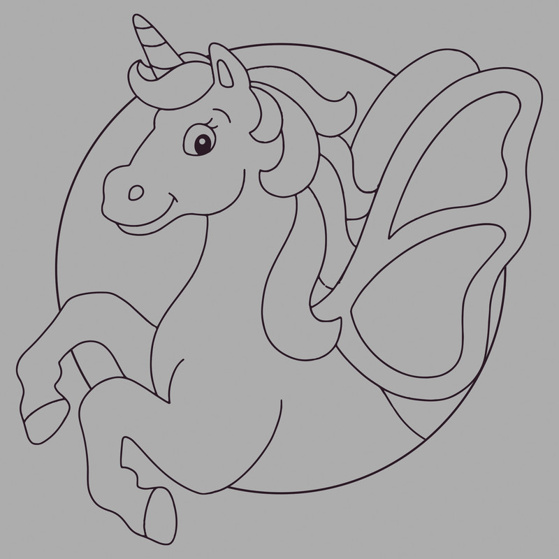 قیمت و خرید استیکر پارچه و لباس مدل dtf طرح یونیکورن کد H20.1102 مجموعه 3 عددی