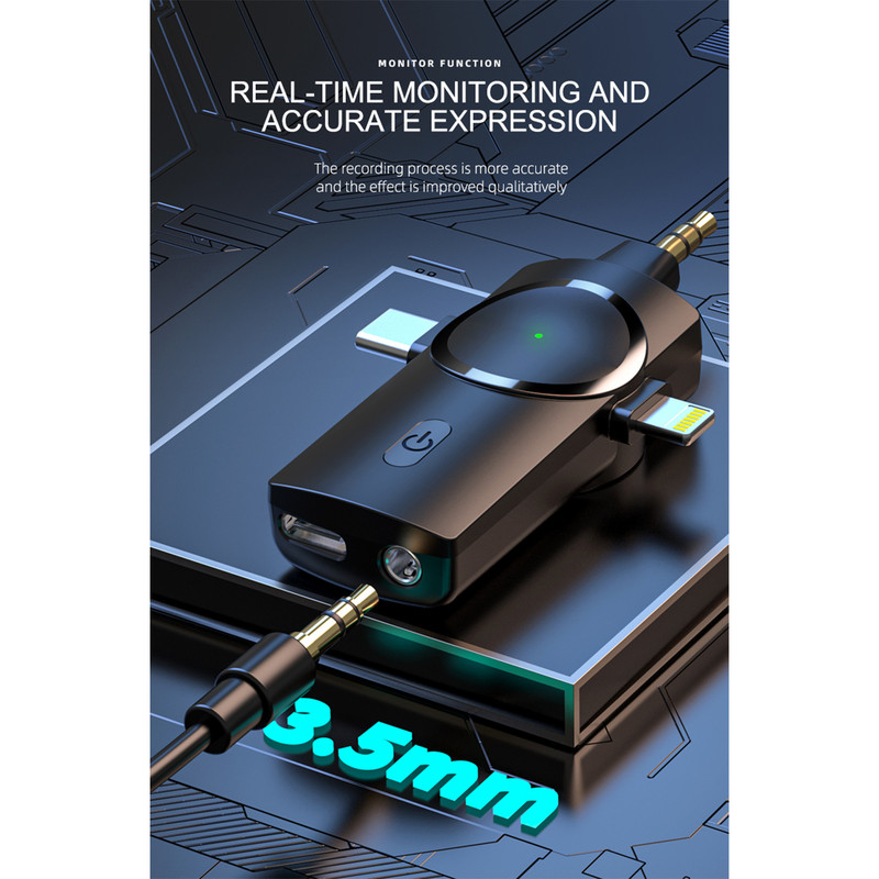 قیمت و خرید ست میکروفن بی سیم یقه ای مدل AirSky Dual TX