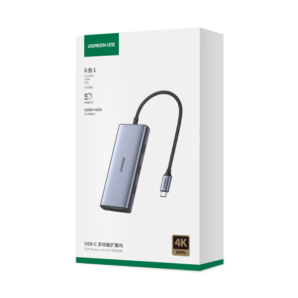 قیمت و خرید ⭐ هاب 6 پورت USB-C یوگرین مدل CM498-90885 [1404 ] - فروشگاه ...