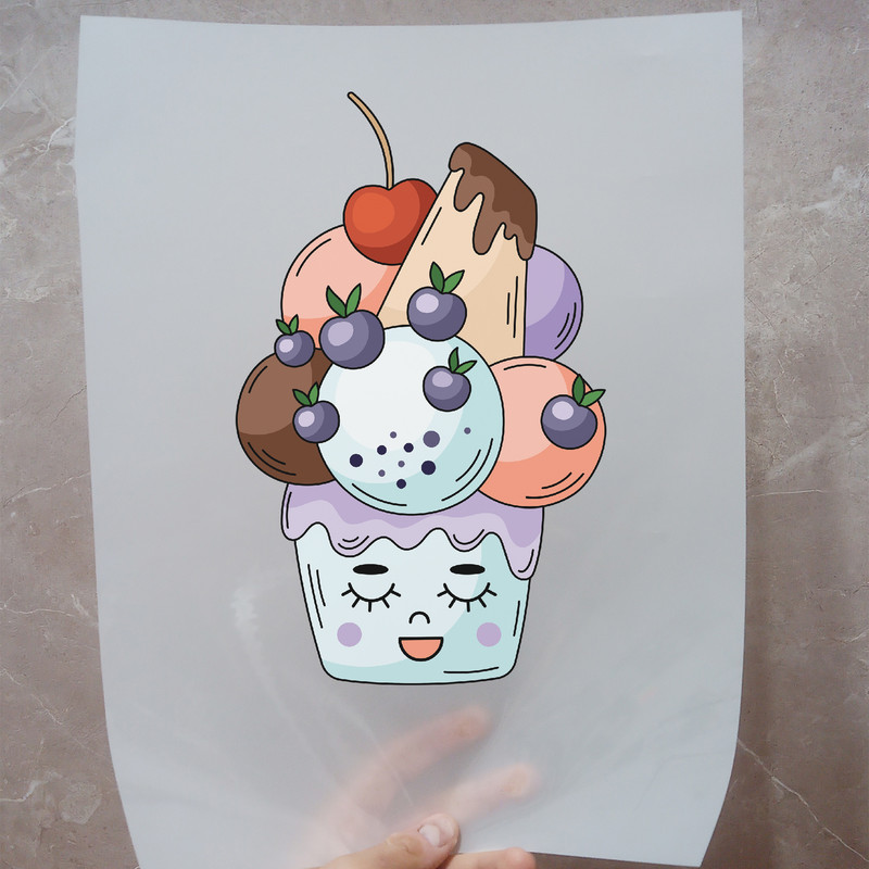 قیمت و خرید استیکر پارچه و لباس مدل dtf طرح یونیکورن کد H15.250 مجموعه 12 عددی