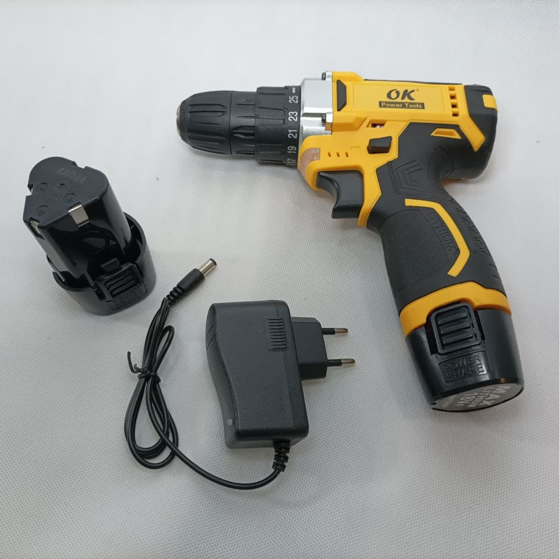 قیمت و خرید مجموعه 24 عددی دریل شارژی اوکی مدل OK-1218-new