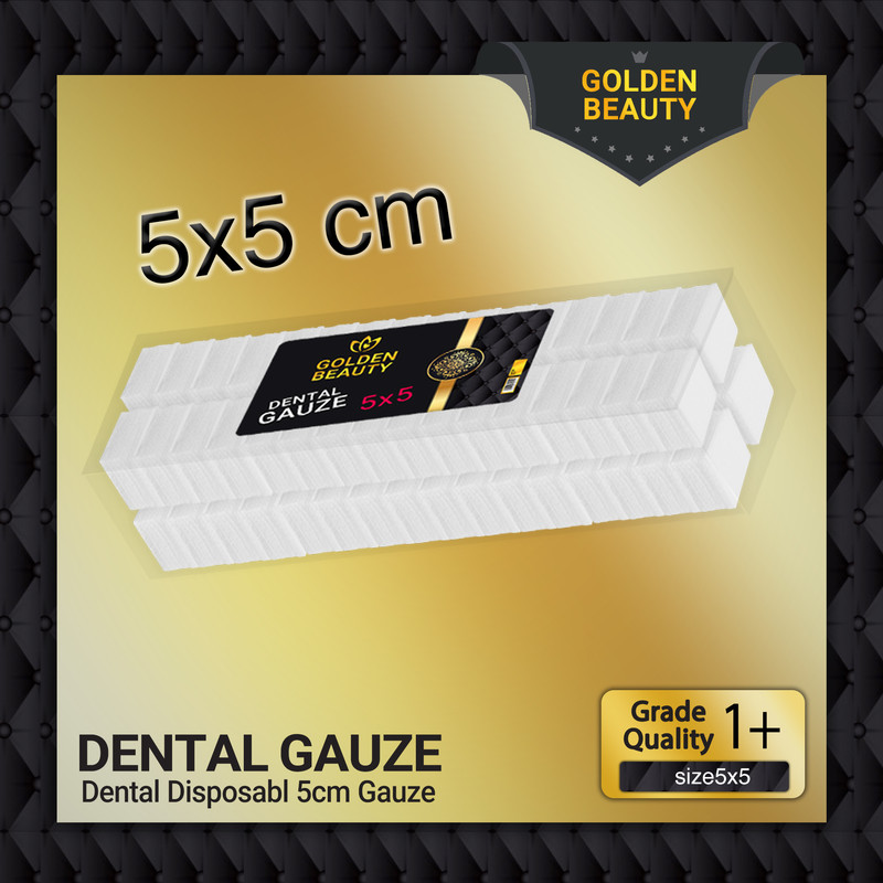 قیمت و خرید گاز دندانپزشکی گلدن بیوتی مدل X5 بسته 300 عددی