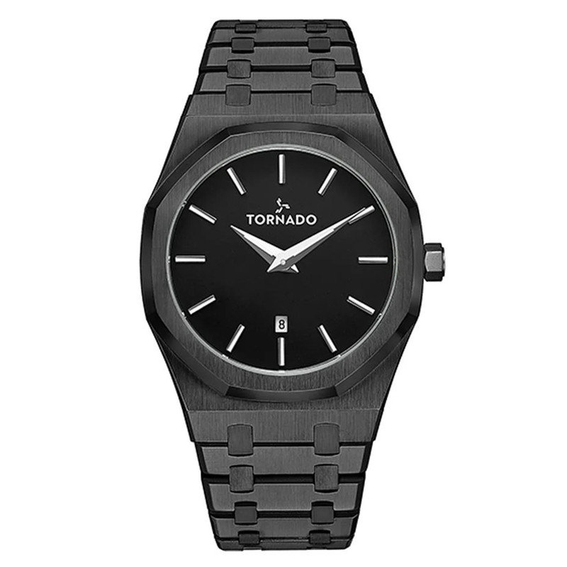 قیمت و خرید ساعت مچی عقربه‌ای مردانه تورنادو مدل T9009-BBBB