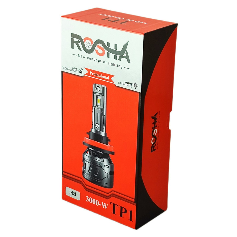 قیمت و خرید هدلایت لامپ خودرو روشا مدل TP1 پایه H1 بسته دو عددی