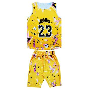 قیمت و خرید ست تاپ و شلوارک ورزشی مردانه مدل JAMES 23 کد LJ23