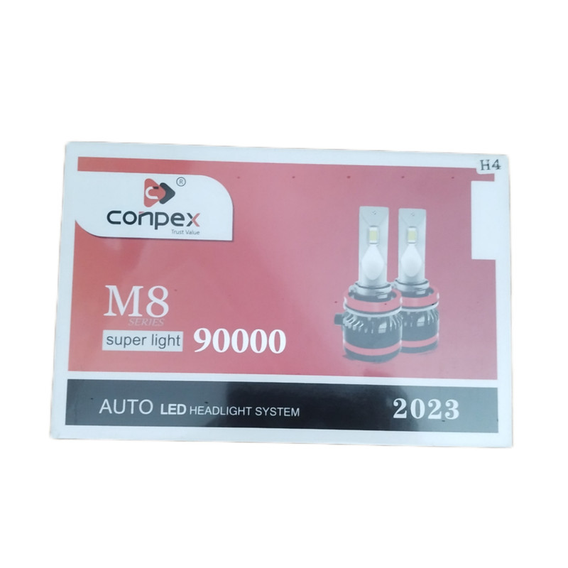 قیمت و خرید هدلایت کانپکس مدل M8 پایه H4 بسته دوعددی