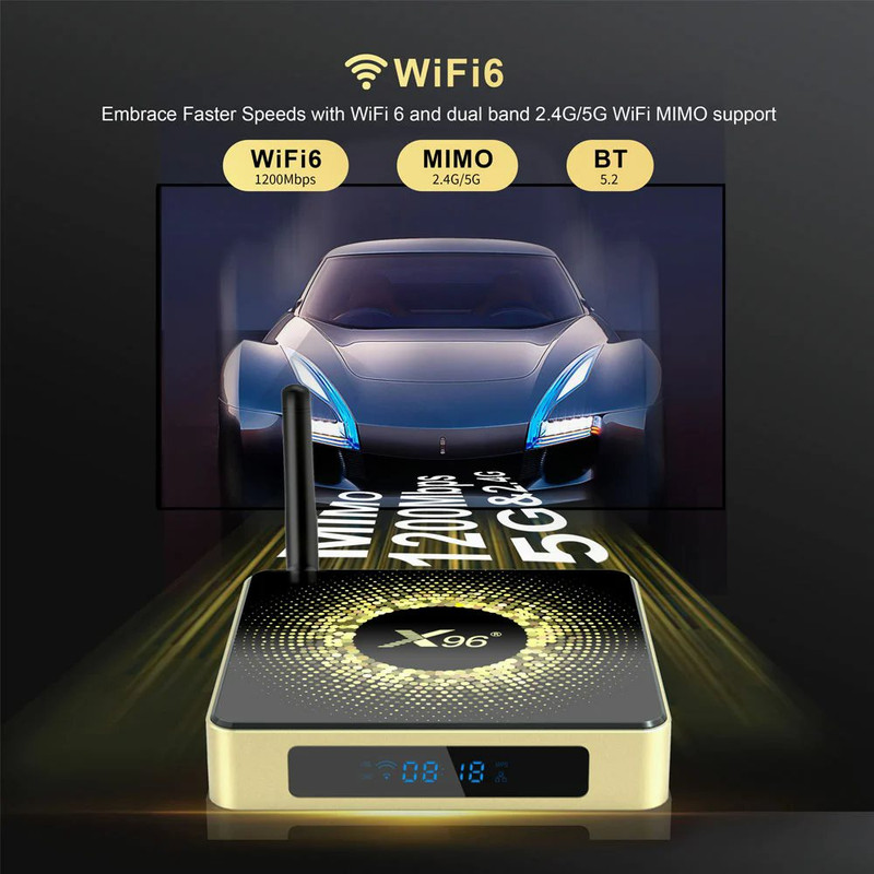 قیمت و خرید اندروید باکس ايكس96 مدل X96 X10 8/64GB