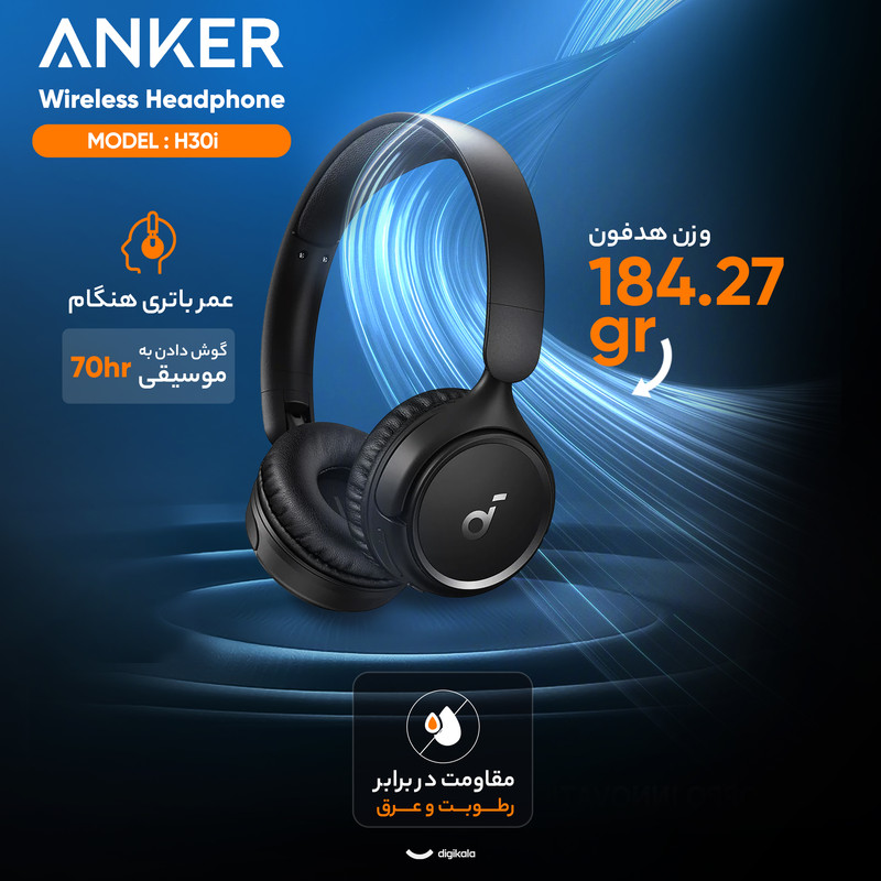 قیمت و خرید هدفون بی سیم انکر مدل H30i
