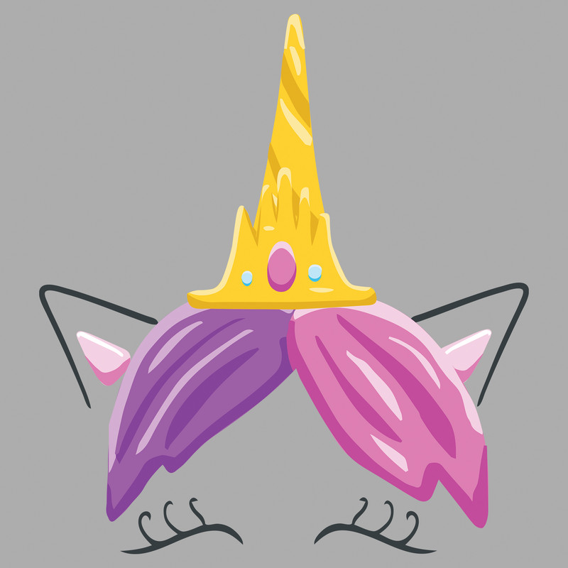 قیمت و خرید استیکر پارچه و لباس مدل dtf طرح یونیکورن کد H20.27 مجموعه 3 عددی