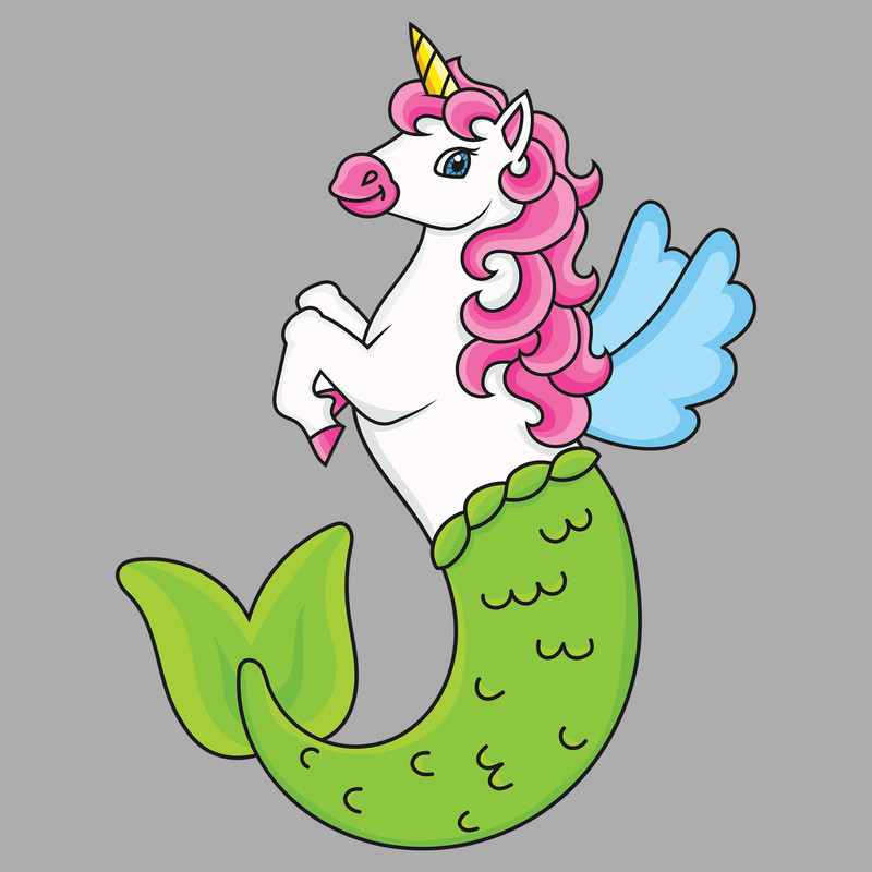 قیمت و خرید استیکر پارچه و لباس مدل dtf طرح یونیکورن کد H20.265 مجموعه 3 عددی