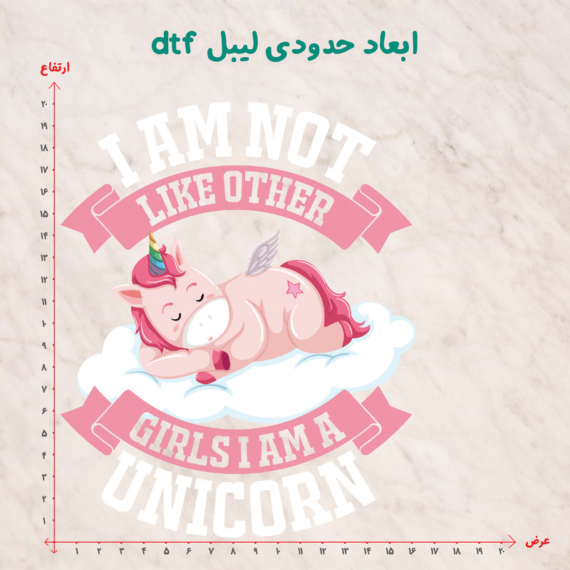 قیمت و خرید استیکر پارچه و لباس مدل dtf طرح یونیکورن کد H20.165 مجموعه 3 عددی