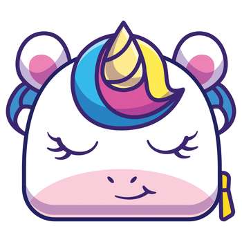 قیمت و خرید استیکر پارچه و لباس مدل dtf طرح یونیکورن کد H20.905 مجموعه 3 عددی