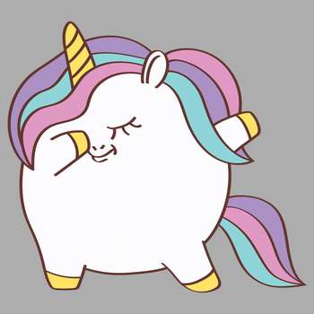 قیمت و خرید استیکر پارچه و لباس مدل dtf طرح یونیکورن کد H15.756 مجموعه 4 عددی