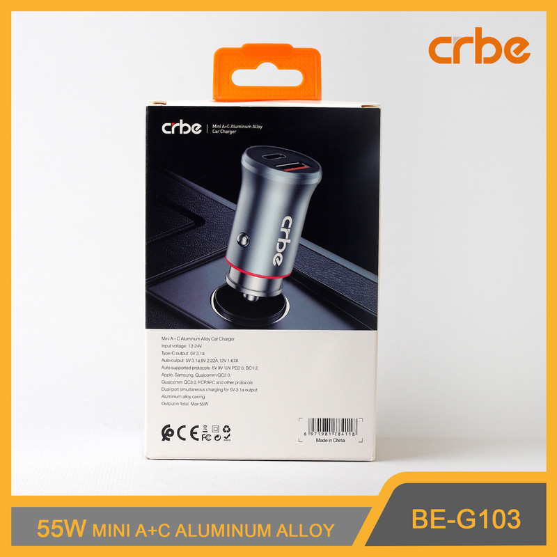 قیمت و خرید شارژر فندکی کربی مدل BE-G103 55W