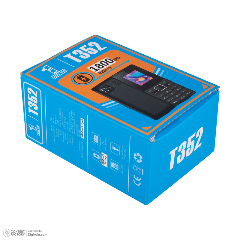 قیمت و خرید گوشی موبایل جی ال ایکس مدل T352 دو سیم کارت ظرفیت 4 مگابایت و رم 4 مگابایت