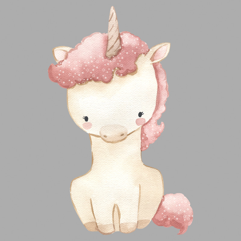 قیمت و خرید استیکر پارچه و لباس مدل dtf طرح یونیکورن کد H20.488 مجموعه 3 عددی