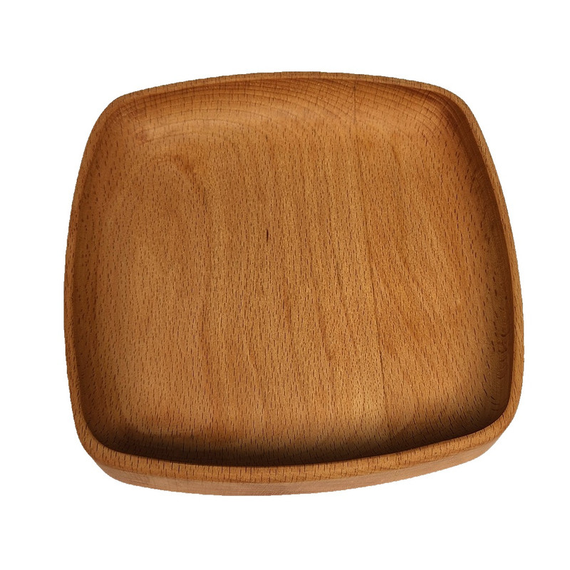 قیمت و خرید بشقاب چوبی گردوچ مدل مربع کد LT - 1919