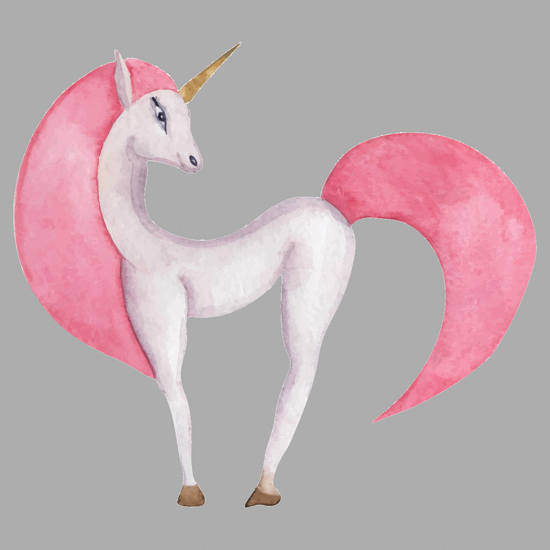 قیمت و خرید استیکر پارچه و لباس مدل dtf طرح یونیکورن کد H20.529 مجموعه 6 عددی