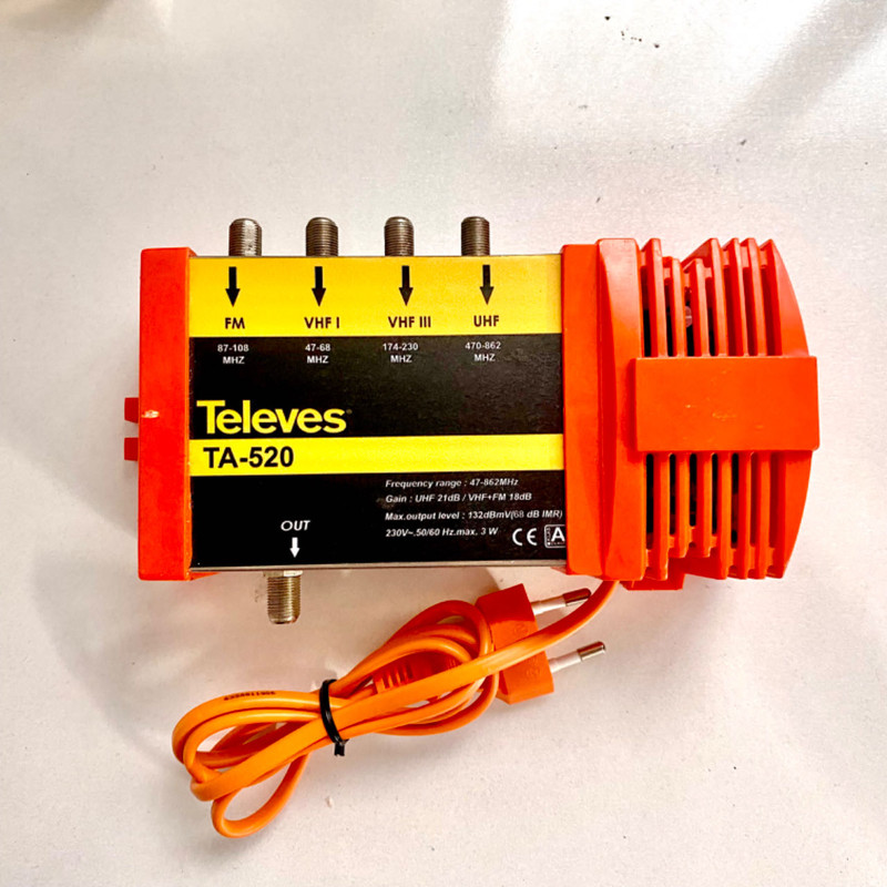 قیمت و خرید تقویت کننده آنتن مرکزی تلوز مدل TA-520