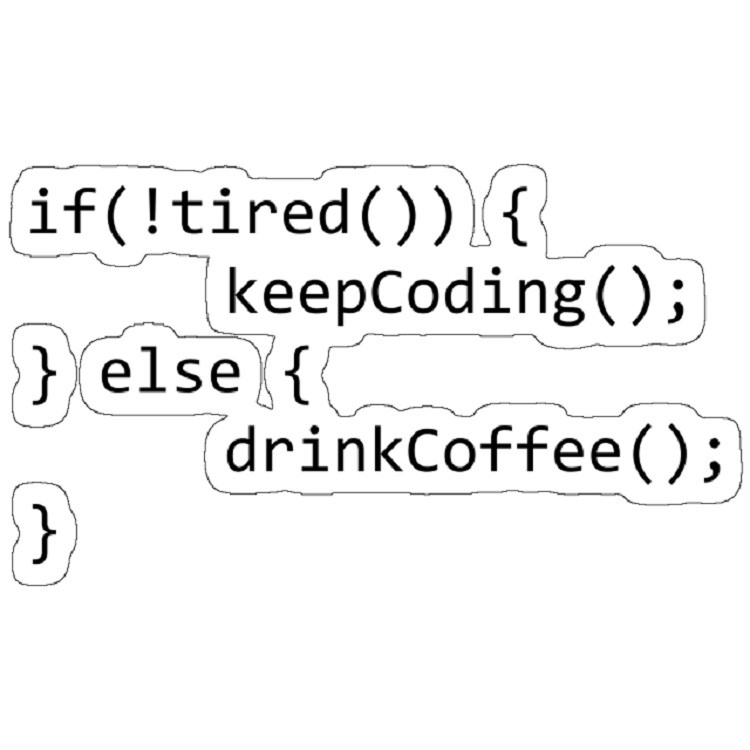 قیمت و خرید استیکر لپ تاپ مدل Keep coding
