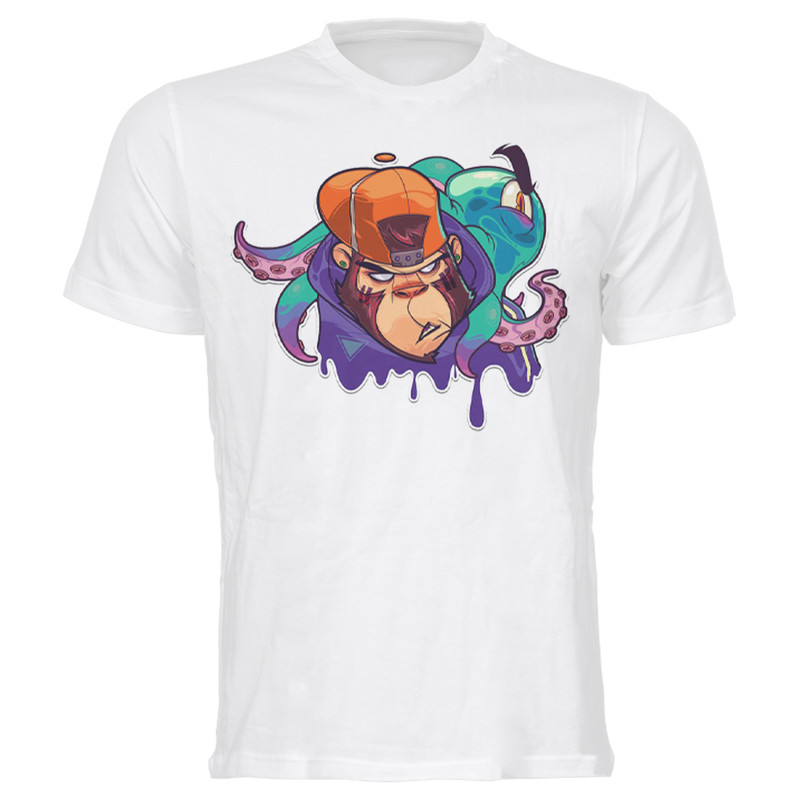 قیمت و خرید تیشرت آستین کوتاه مردانه مدل میمون کد MMMS293