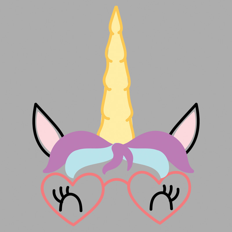 قیمت و خرید استیکر پارچه و لباس مدل dtf طرح یونیکورن کد H20.67 مجموعه 6 عددی