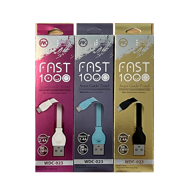 قیمت و خرید کابل تبدیل USB به microUSB دبلیو کی مدل WDC-023 طول 1 متر