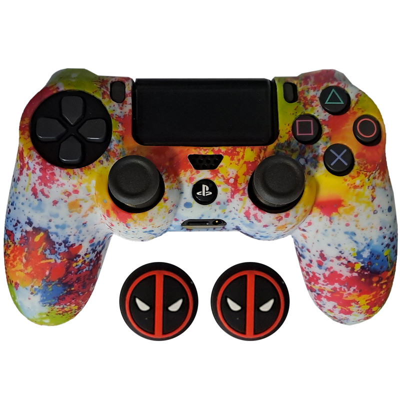 قیمت و خرید محافظ دسته پلی استیشن 4 مدل Palette PS4127 به همراه روکش آنالوگ