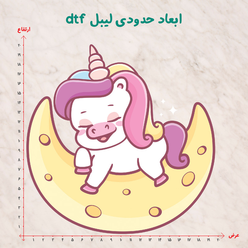 قیمت و خرید استیکر پارچه و لباس مدل dtf طرح یونیکورن کد H20.993 مجموعه 3 عددی