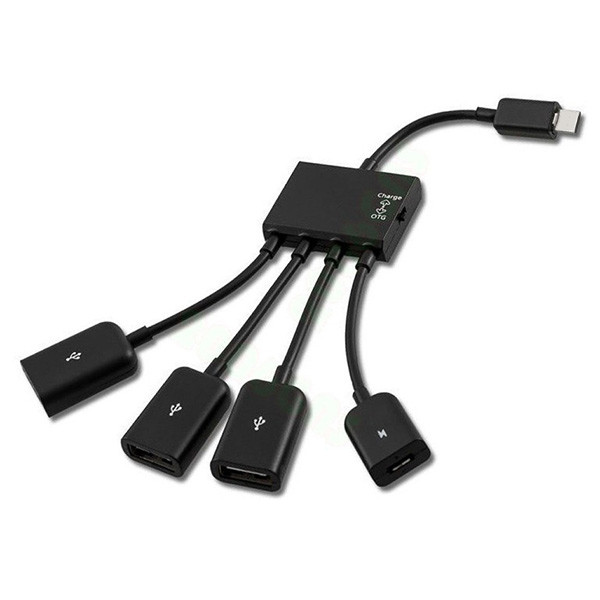 قیمت و خرید هاب 4 پورت USB-C /USB 2.0 / microUSB مدل USMI
