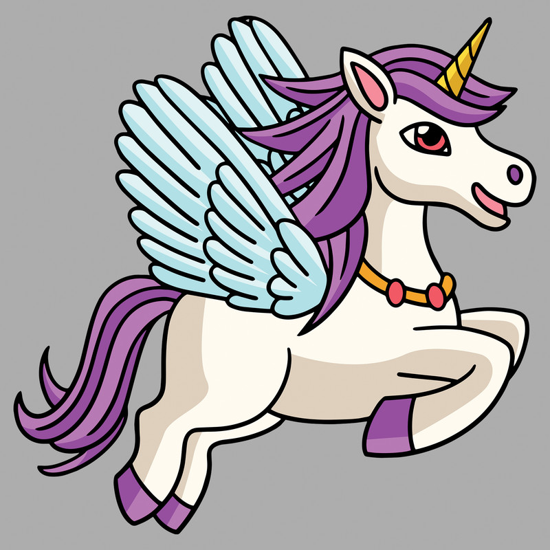 قیمت و خرید استیکر پارچه و لباس مدل dtf طرح یونیکورن کد H15.799 مجموعه 4 عددی