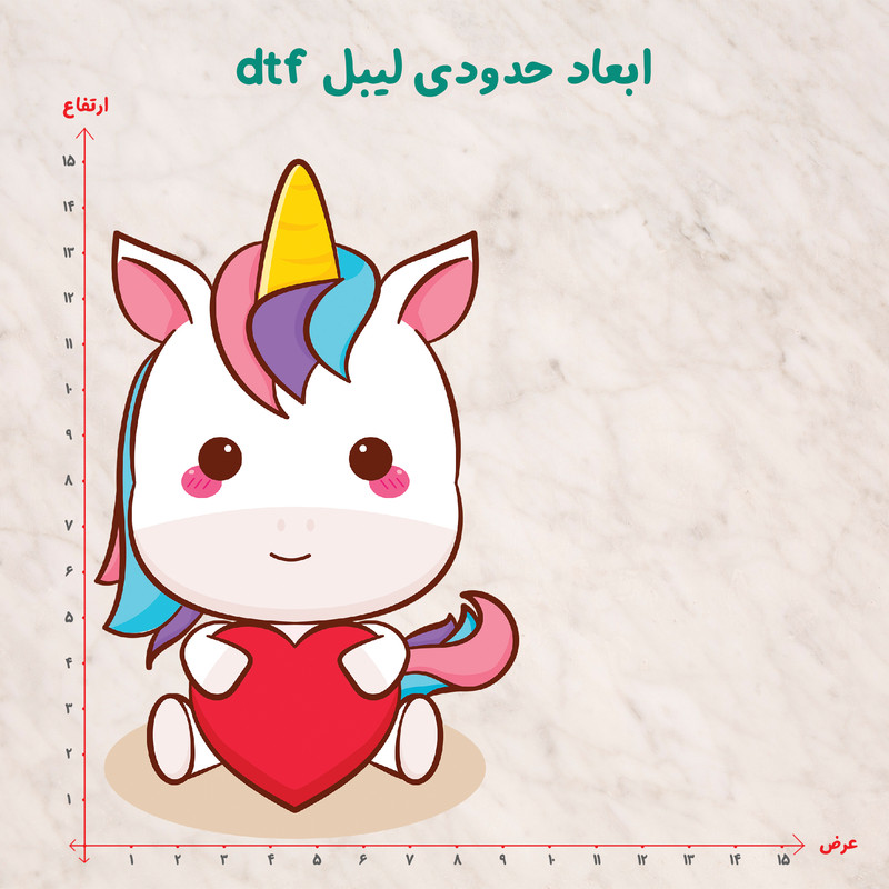 قیمت و خرید استیکر پارچه و لباس مدل dtf طرح یونیکورن کد H15.556 مجموعه 4 عددی